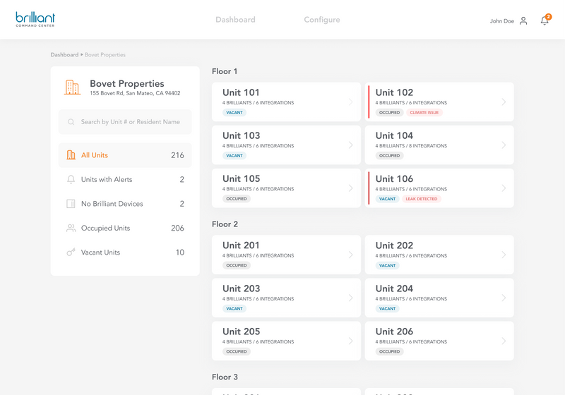 Works with Entrata – Brilliant