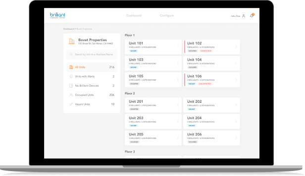 Works with Entrata – Brilliant