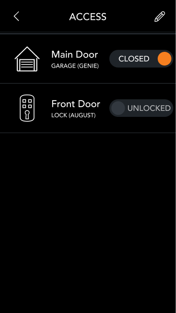 Works With Genie | Smart Home Door Controller | Brilliant NextGen