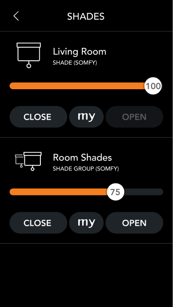 Smart Home Window Shade Controller | Somfy Shade Automation | Brilliant ...