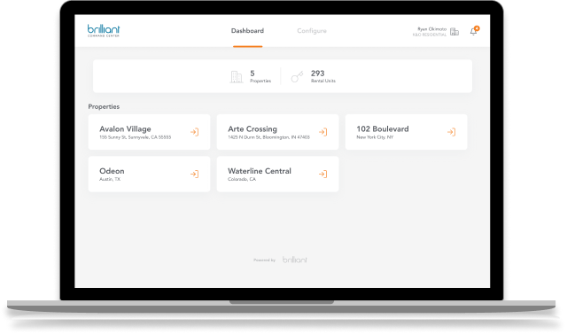 Works with Entrata – Brilliant