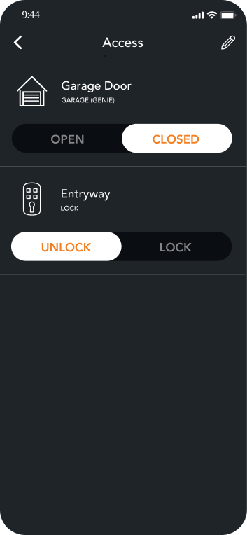 Works With Genie | Smart Home Door Controller | Brilliant NextGen
