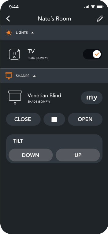 Smart Home Window Shade Controller | Somfy Shade Automation | Brilliant ...