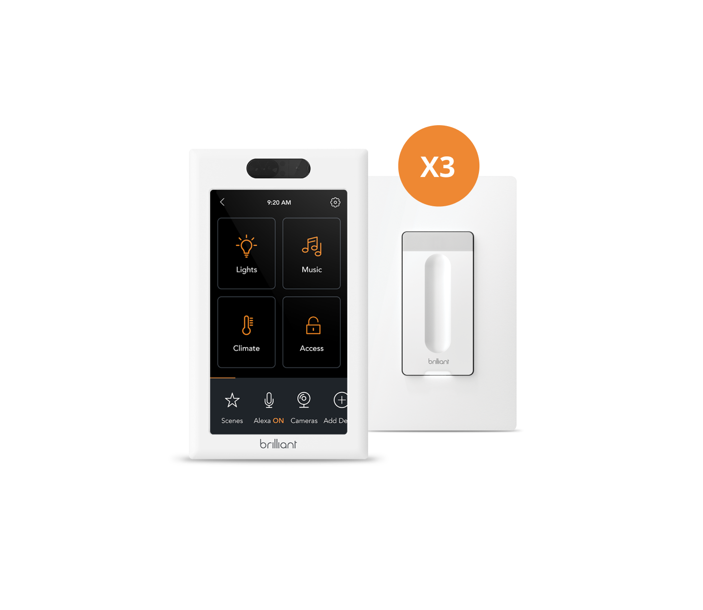 Brilliant 1-Switch Control + 3 Dimmer Switches | Brilliant Smart Home ...